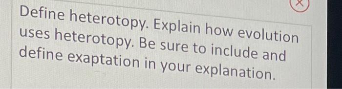 Solved Explain how development can be used to show | Chegg.com