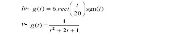 Solved Find the spectrum of each of the following signals | Chegg.com
