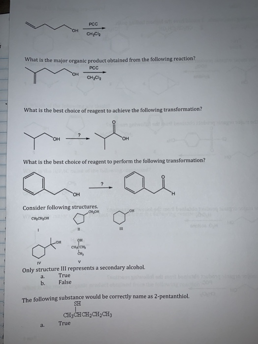 Solved what is the major organic product obtained from the | Chegg.com