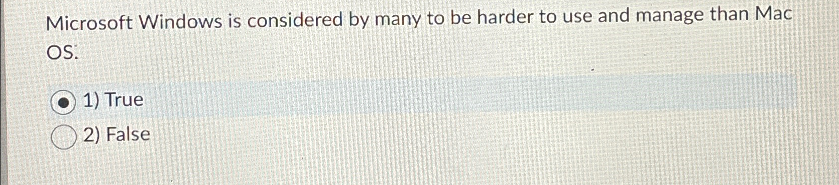 Solved Microsoft Windows is considered by many to be harder | Chegg.com
