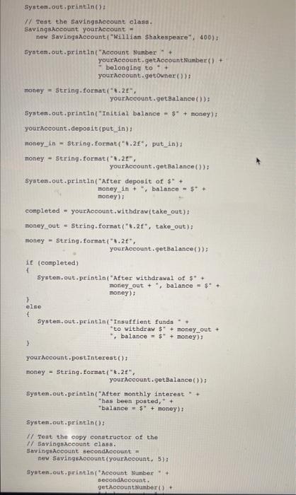 Solved In this lab, you will be creating new classes that | Chegg.com