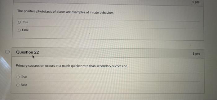 Solved The positive phototaxis of plants are examples of | Chegg.com