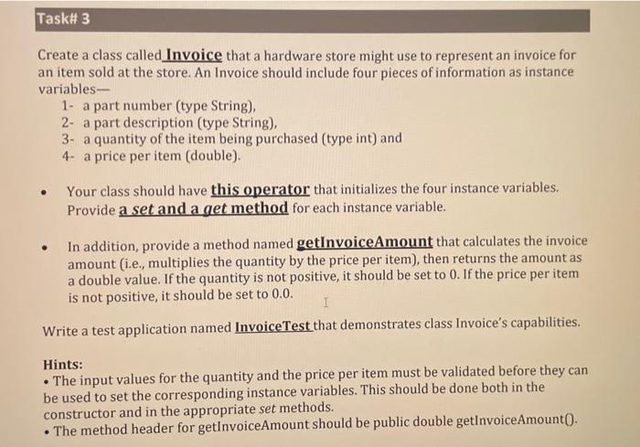Solved Create a class to find the area of a triangle. The | Chegg.com