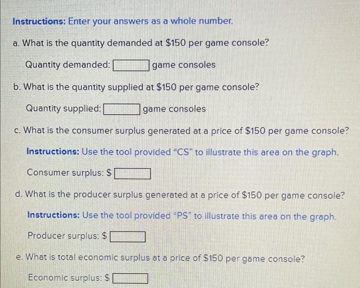 Solved Refer to the figure below. Market for Game Consoles @ | Chegg.com