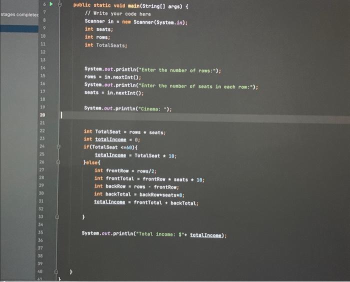 Solved please help me finish the program in Java and expain | Chegg.com