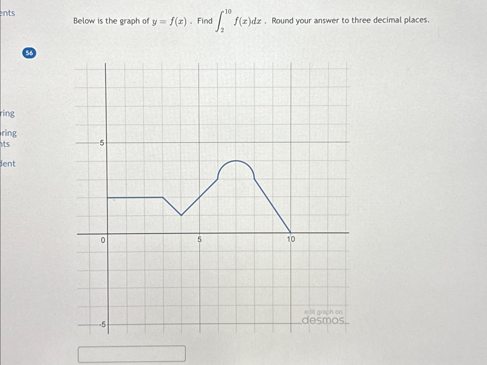Solved Below is the graph of y=f(x). ﻿Find ∫210f(x)dx. | Chegg.com
