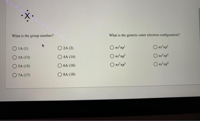 Solved an 8 of 25 Identify the group number and generic | Chegg.com