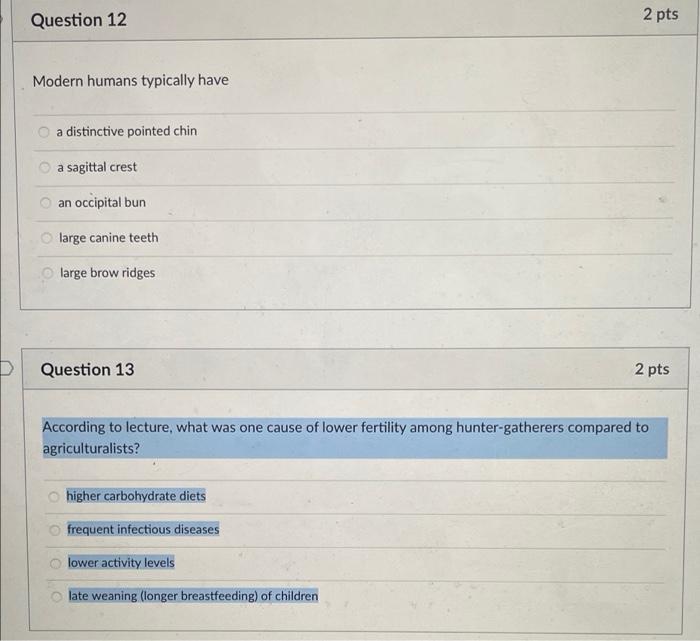 Solved According to the multiregional model of modern human | Chegg.com