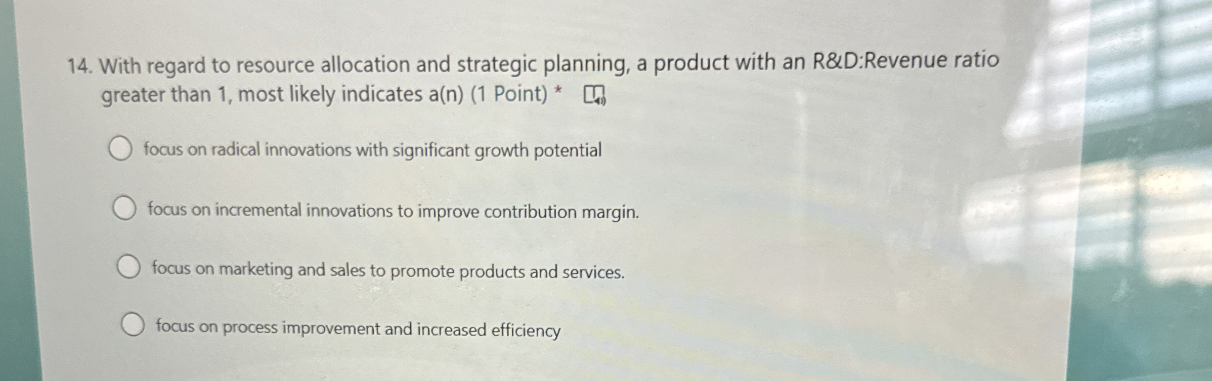 Solved With regard to resource allocation and strategic | Chegg.com