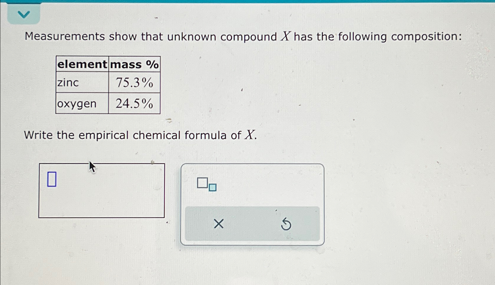 Solved Measurements show that unknown compound x ﻿has the | Chegg.com