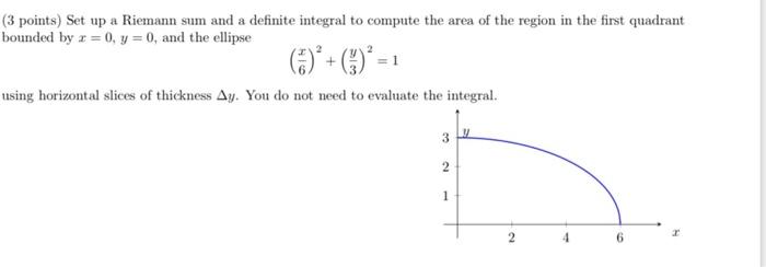 Solved 2. (3 points) Consider the triangular region bounded | Chegg.com