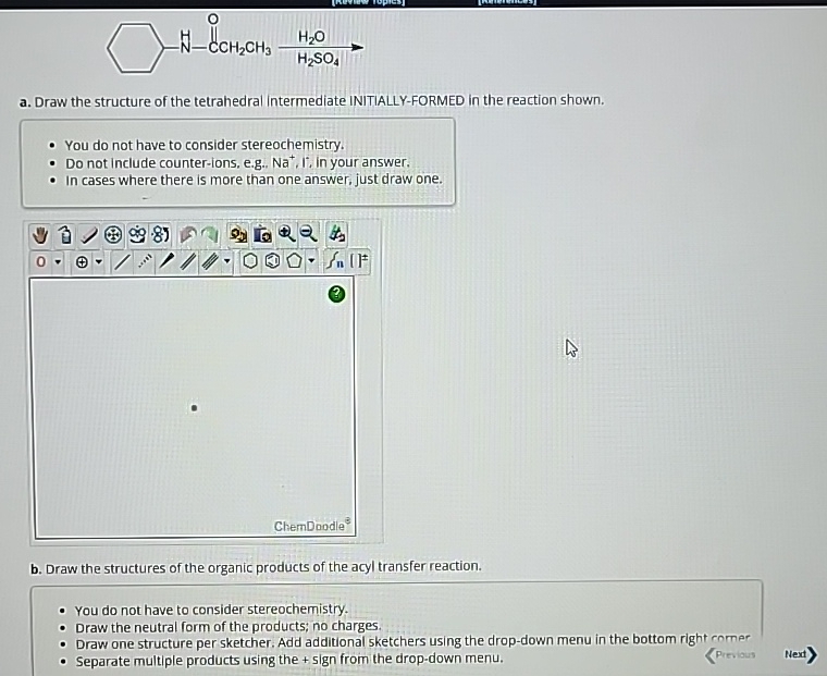 Solved a. ﻿Draw the structure of the tetrahedral | Chegg.com