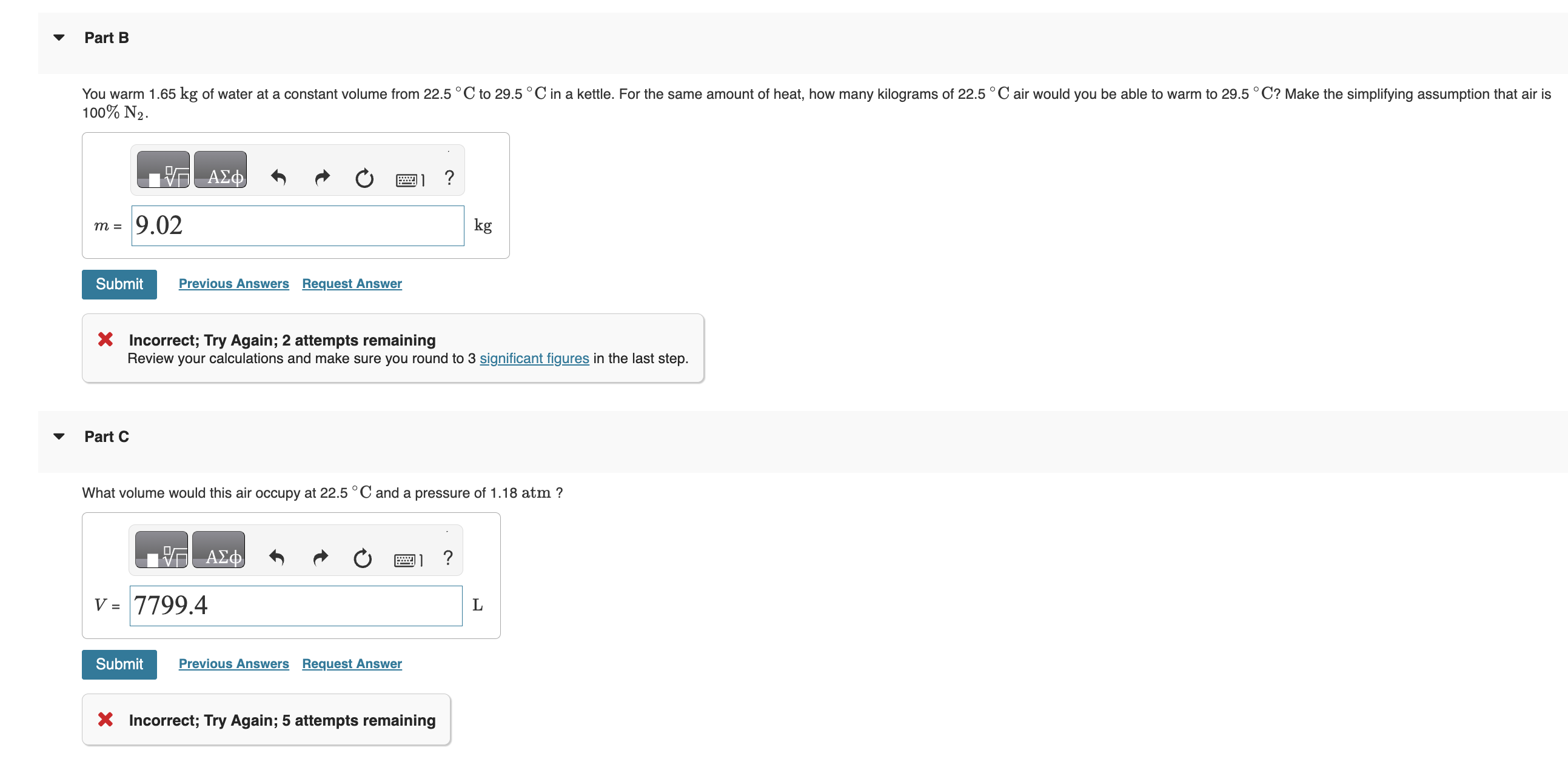 Solved Part B100%N2.Incorrect; Try Again; 2 ﻿attempts | Chegg.com