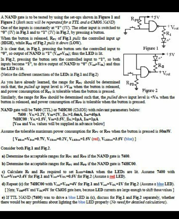 Solved A NAND gate is to be tested by using the get-ups | Chegg.com