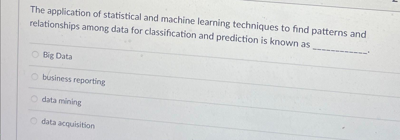 Solved The application of statistical and machine learning | Chegg.com