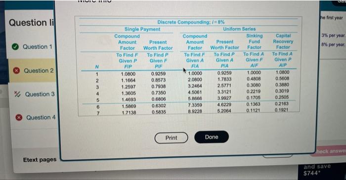 Solved What are the PW and FW of a 24 -year geometric | Chegg.com