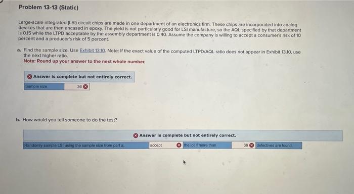 Solved Large-scale integrated (LSI) circuit chips are made | Chegg.com