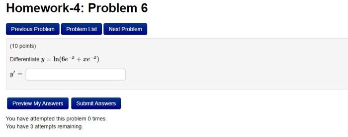 Solved Homework-4: Problem 6 Previous Problem Problem List | Chegg.com Solved Homework-4: Problem 6 Previous Problem Problem List | Chegg.com
