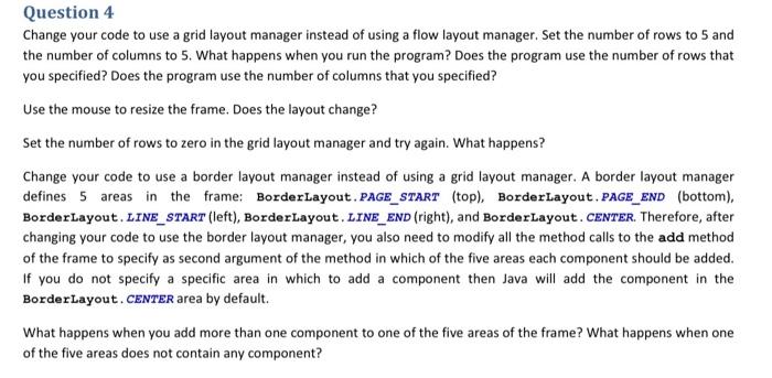 Solved Question 1 Create A Myframe Class That Extends