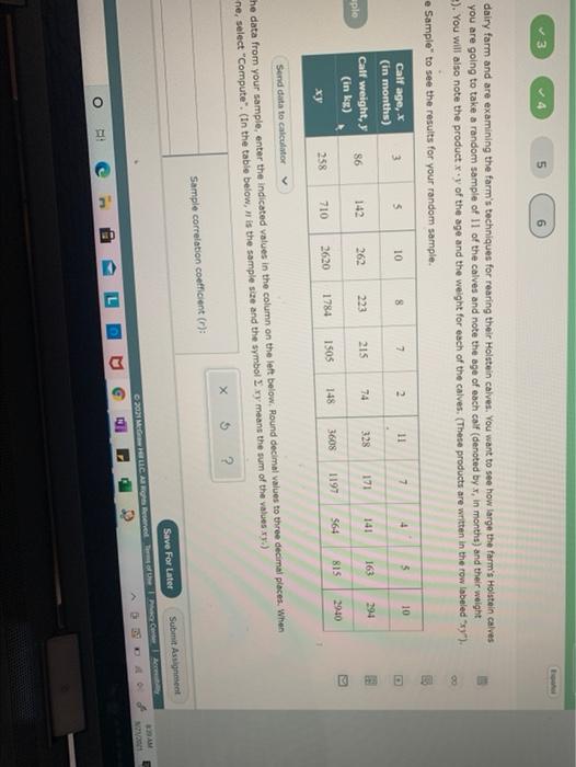 Solved ou work for a large dairy farm and are examining the | Chegg.com