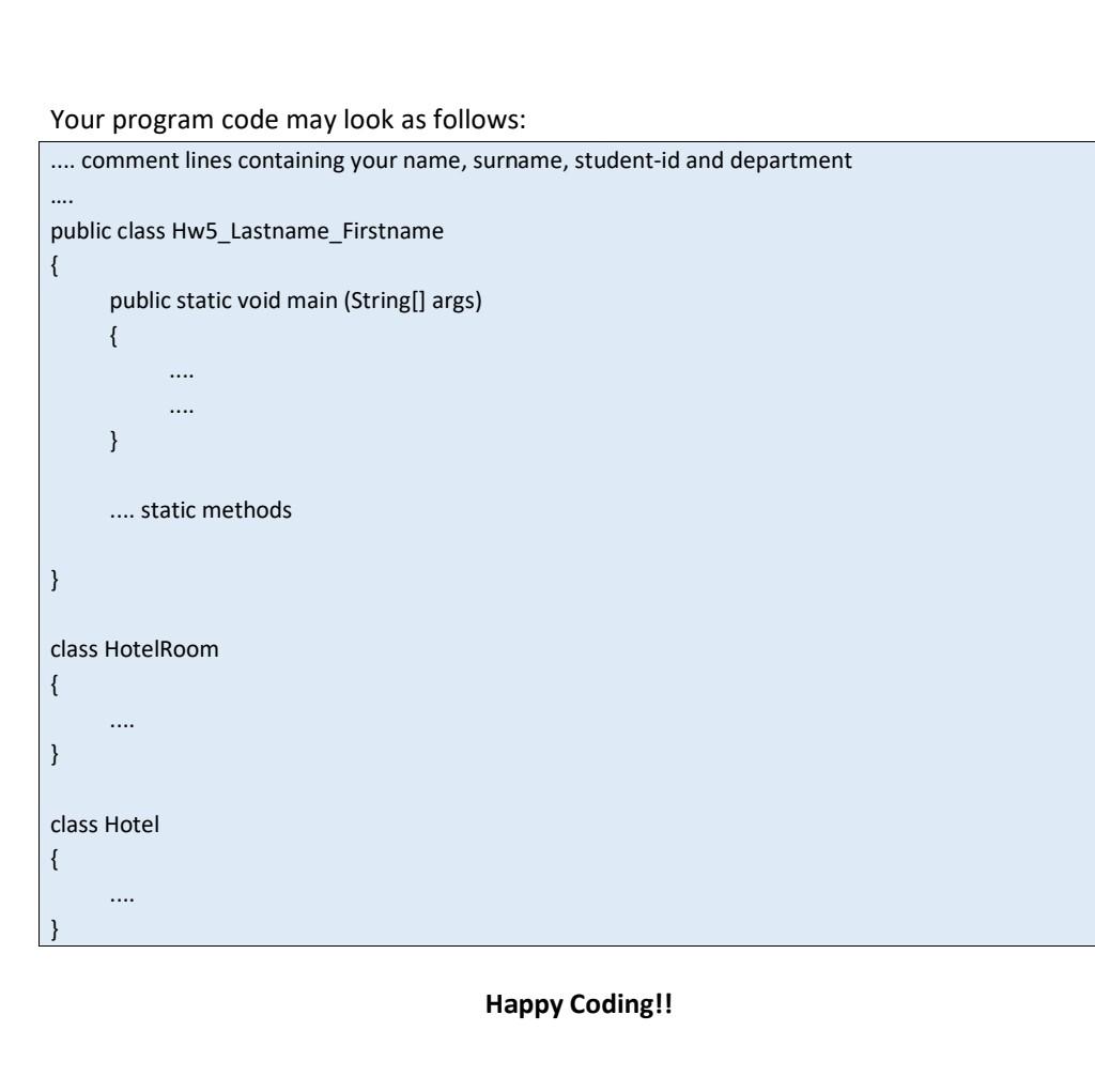 Solved The due date is announced in LMS. Write a single Java | Chegg.com