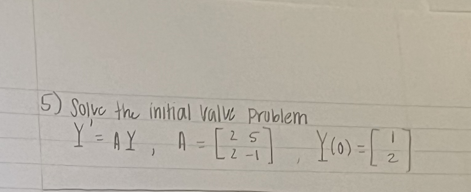 Solved Find convulution, Euler Method, Matrix Solve the | Chegg.com