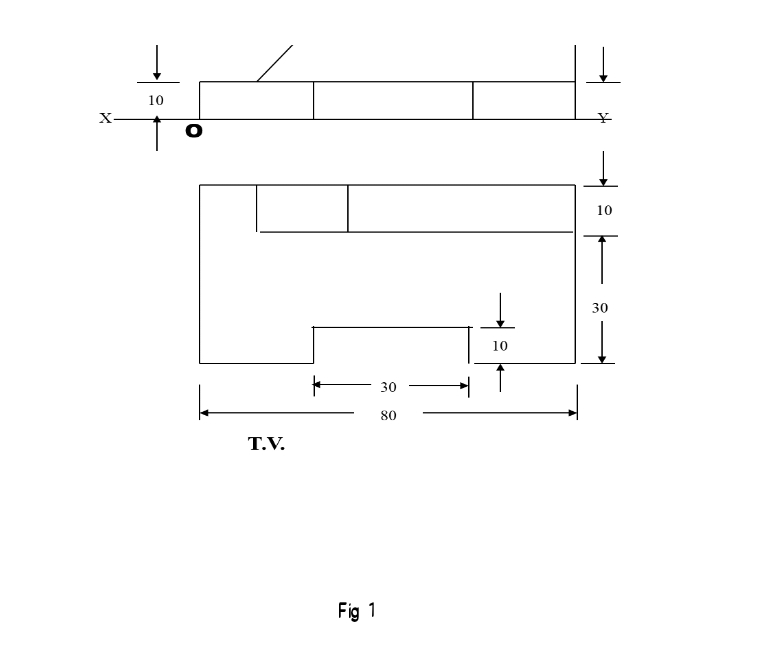 Solved Draw isometric view from the orthographic projection | Chegg.com