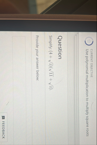 Solved (1)CURRENT OBJECTIVEUse polynomial multiplication to | Chegg.com