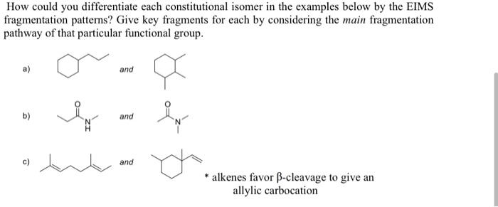 Solved How could you differentiate each constitutional | Chegg.com