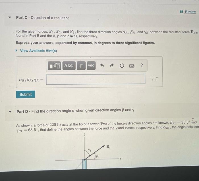 Solved - Learning Goal: To find the resultant of multiple | Chegg.com