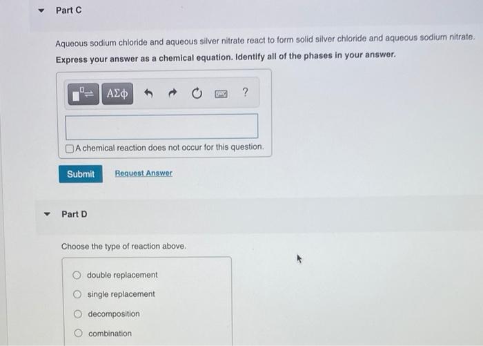 Solved Part A Sodium metal reacts with oxygen gas to form | Chegg.com