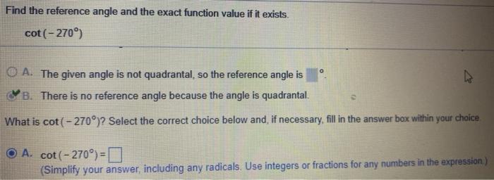 Solved Find the signs of the six trigonometric function | Chegg.com