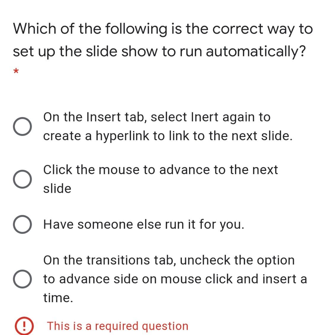 Solved Which of the following is the correct way to set up | Chegg.com