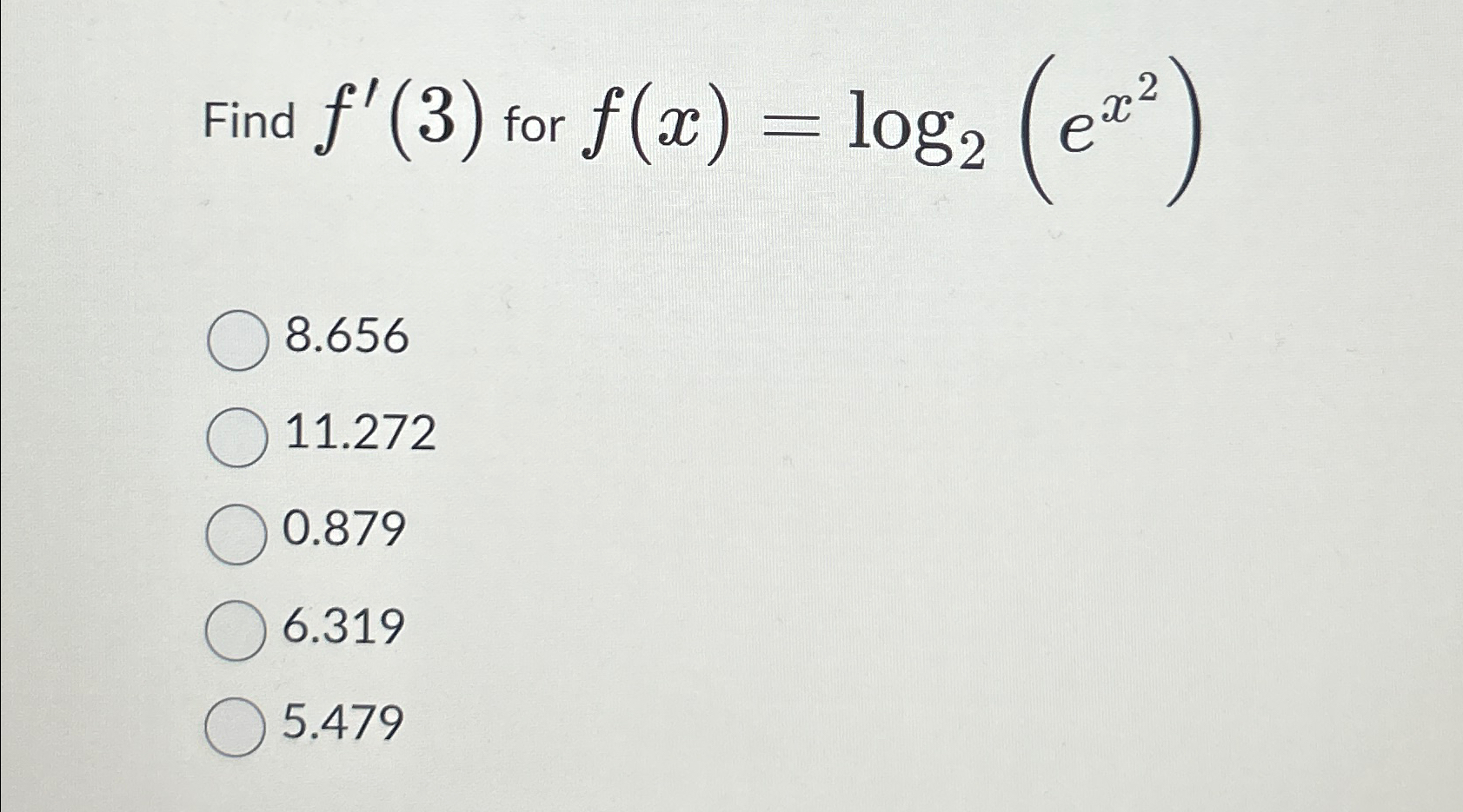 Solved Find f'(3) ﻿for | Chegg.com