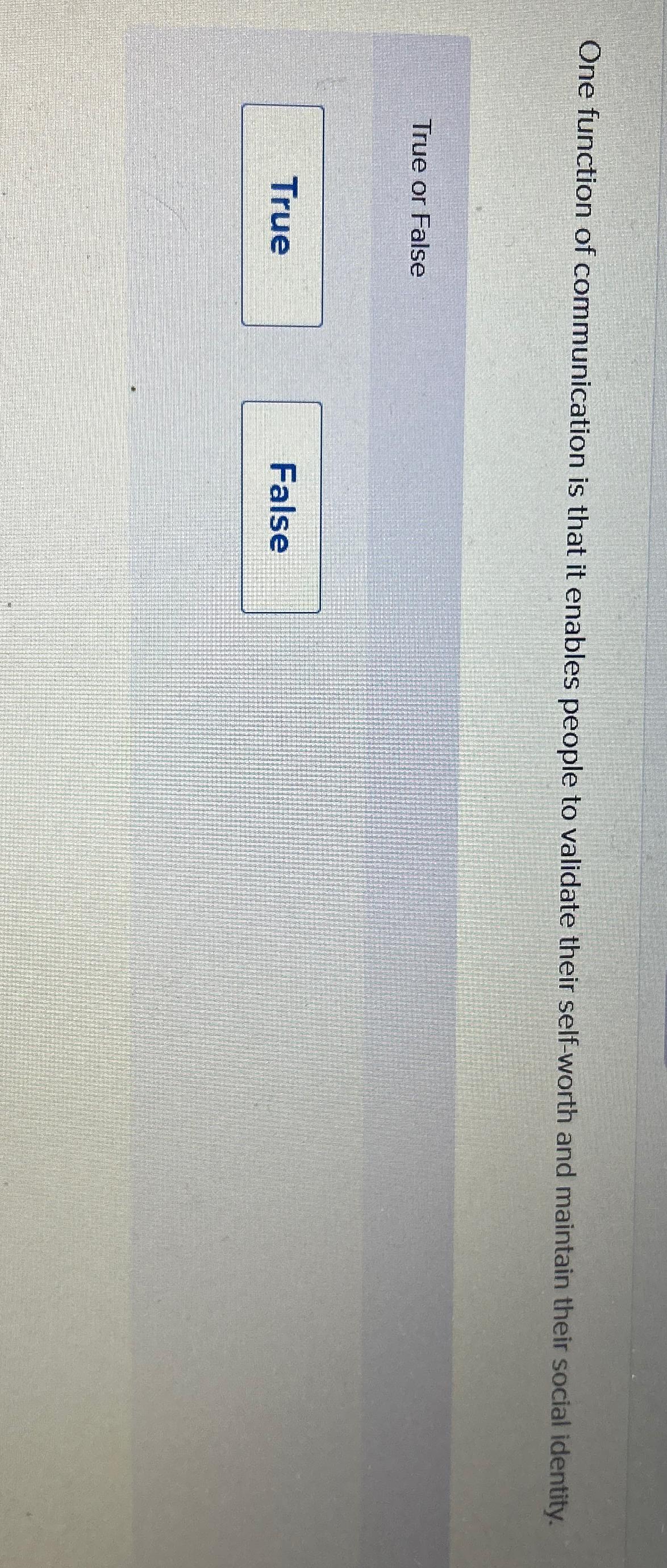 Solved One function of communication is that it enables | Chegg.com