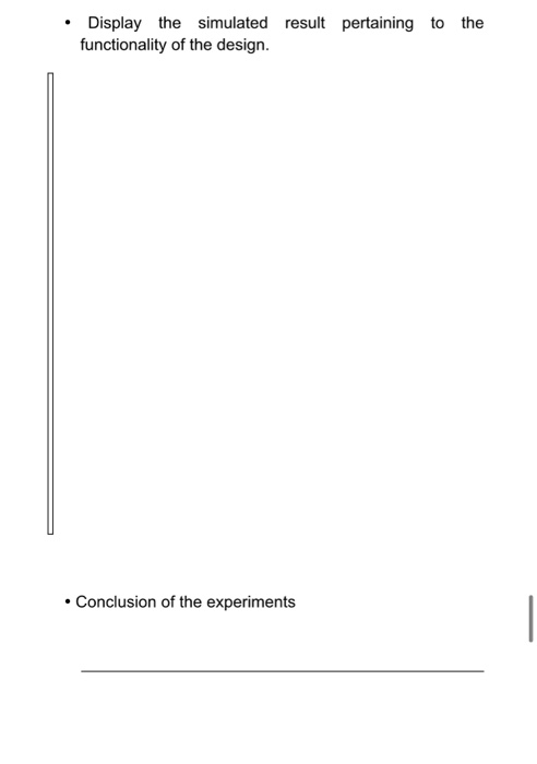 Experiment 3 - Design of Complex Logic Circuits 3.0. | Chegg.com