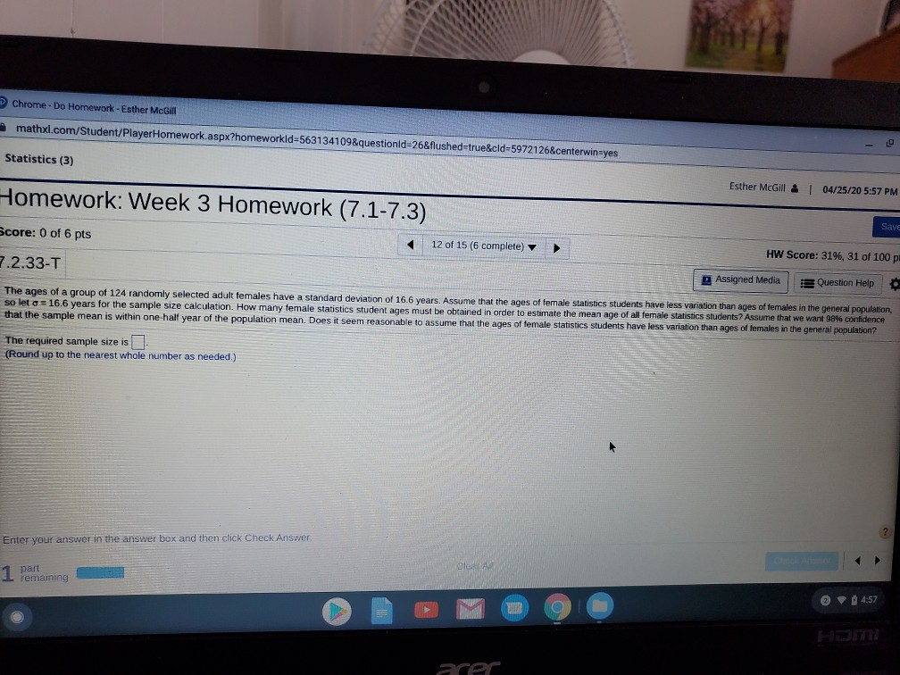 Solved Chrome - Do Homework - Esther McGill | Chegg.com
