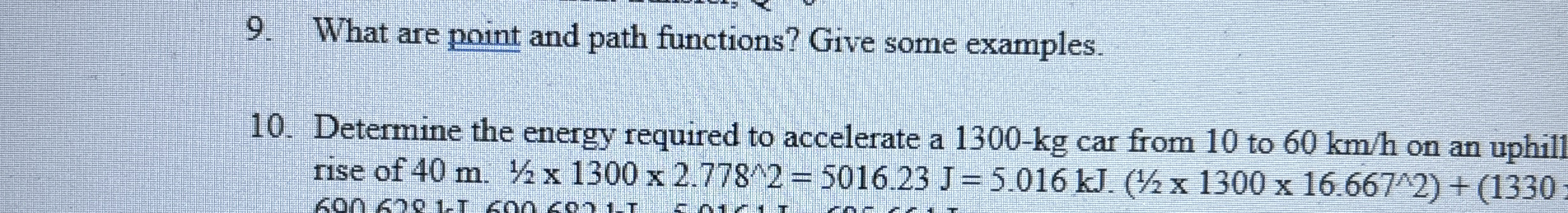 Solved What are point and path functions? Give some | Chegg.com