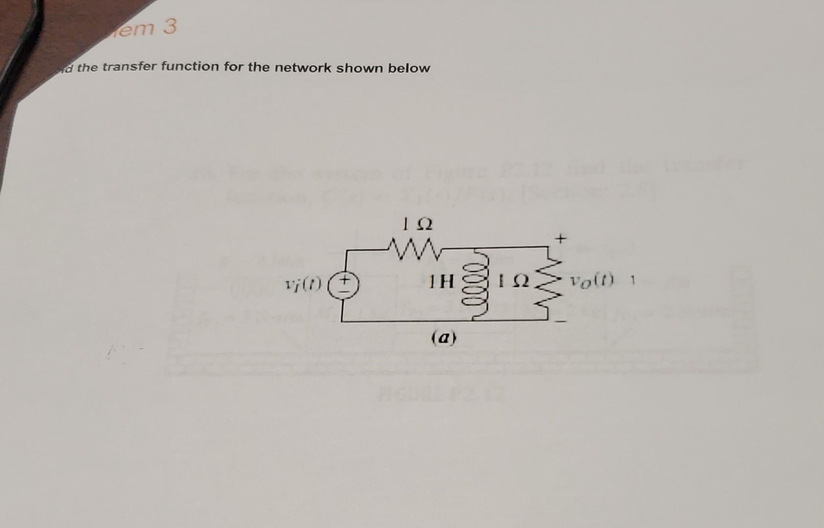 Solved controls find the transfer function. Thank you. | Chegg.com