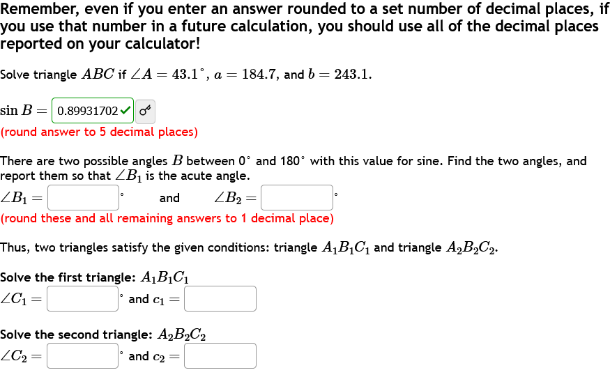 Solved Remember, even if you enter an answer rounded to a | Chegg.com
