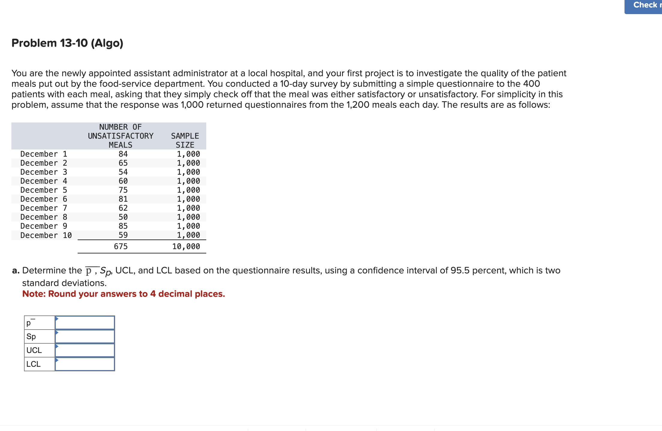 Solved Problem 13-10 (Algo)You are the newly appointed | Chegg.com