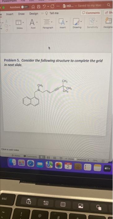 Solved Problem 5. Consider the following structure to | Chegg.com
