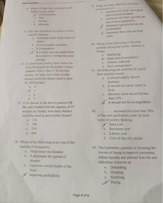 Solved - Circle the correct answer on the question paper and | Chegg.com