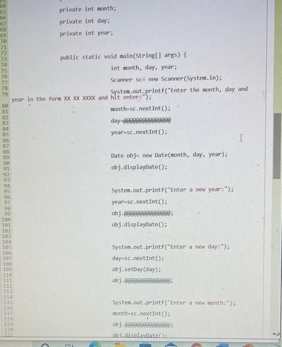 Solved 3 14 Date Class Create A Class Called Date That