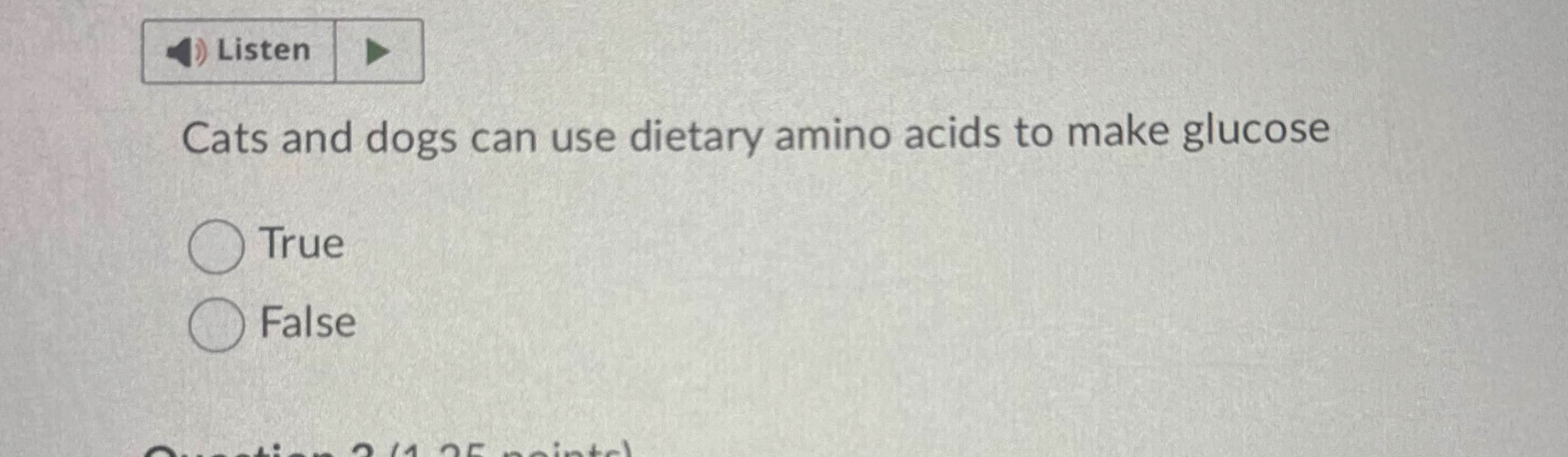 Solved Cats and dogs can use dietary amino acids to make | Chegg.com