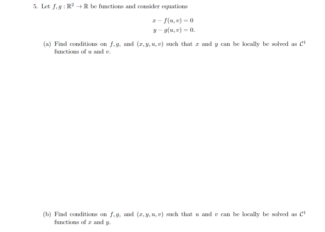 Solved Let f,g:R2→R ﻿be functions and consider | Chegg.com