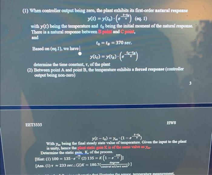 Solved P5: Consider the following first-order plus time | Chegg.com
