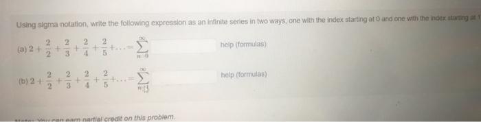 Solved Using sigma notation, write the following expression | Chegg.com