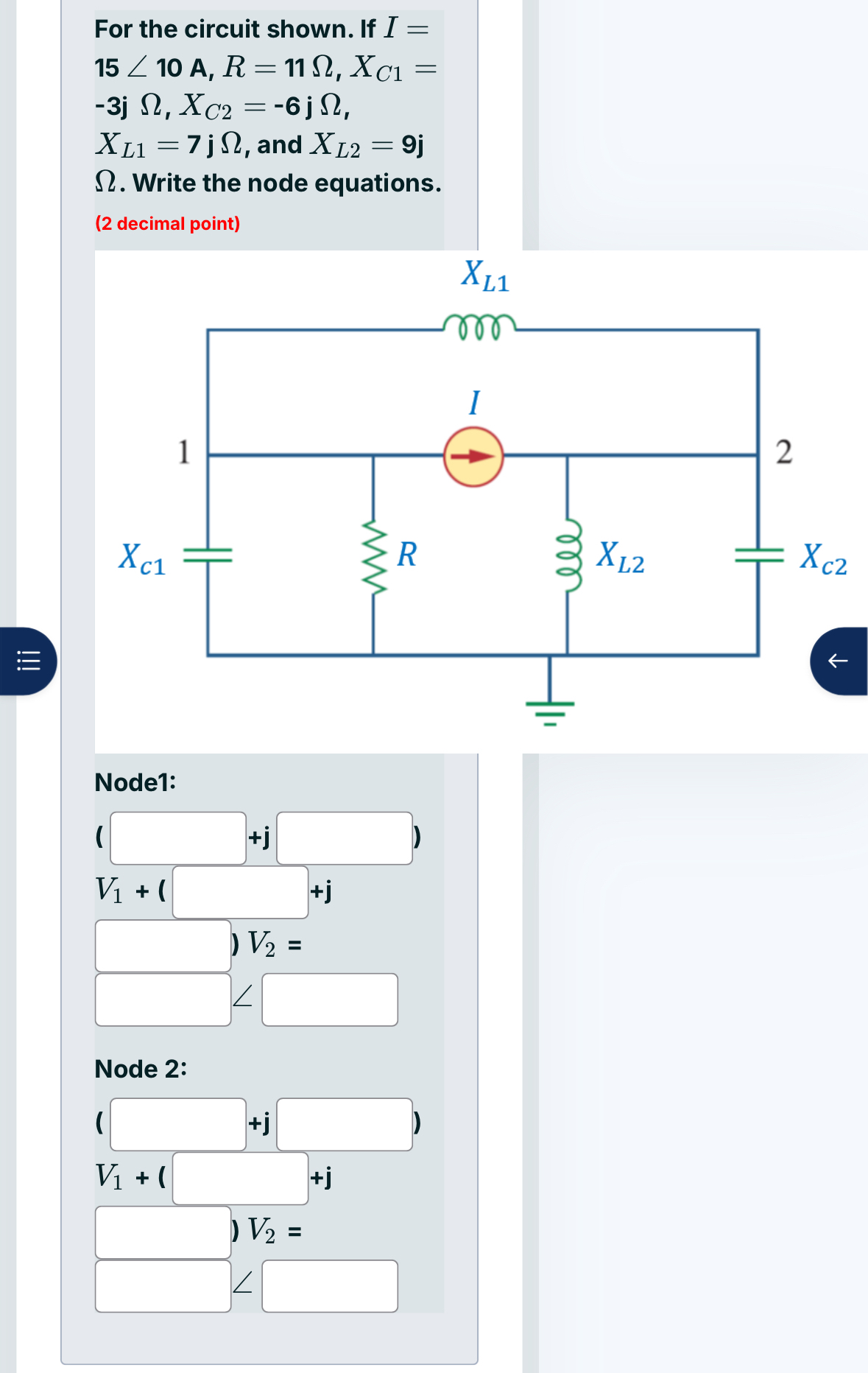 Solved For the circuit shown. If | Chegg.com