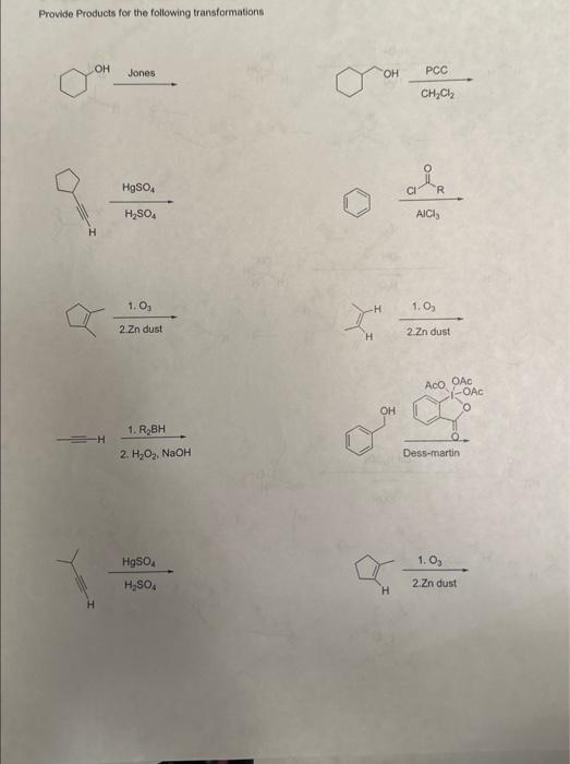 Solved Draw the mechanisms for the following reactions 1. | Chegg.com